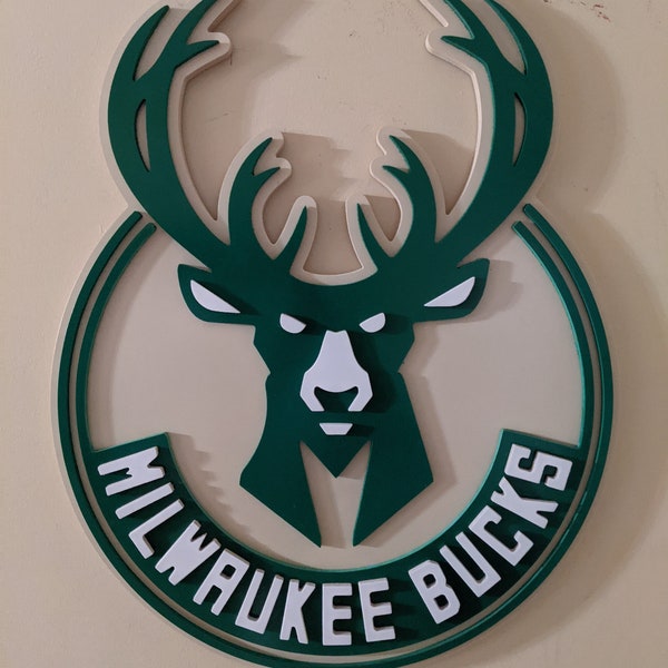Milwaukee Bucks Wooden Sign - Etsy