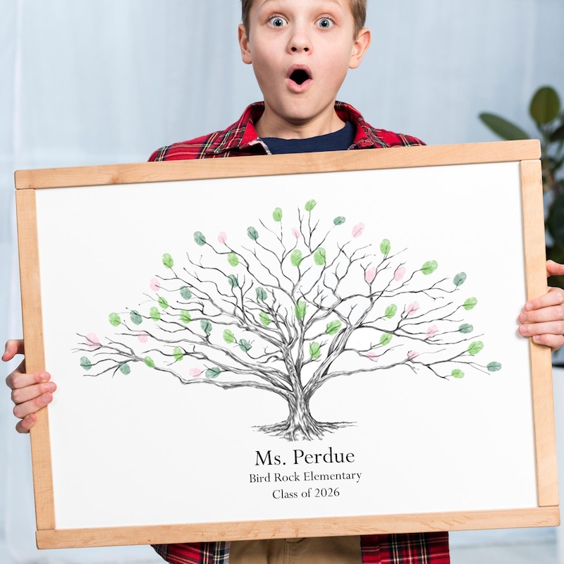 Fingerprint Tree - Etsy