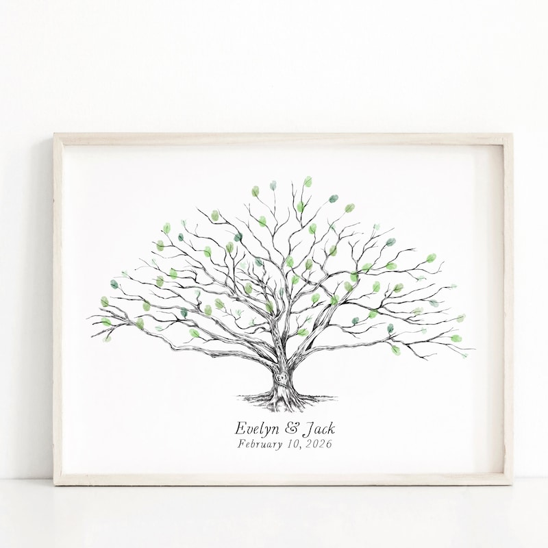 Print Tree for Weddings - Etsy
