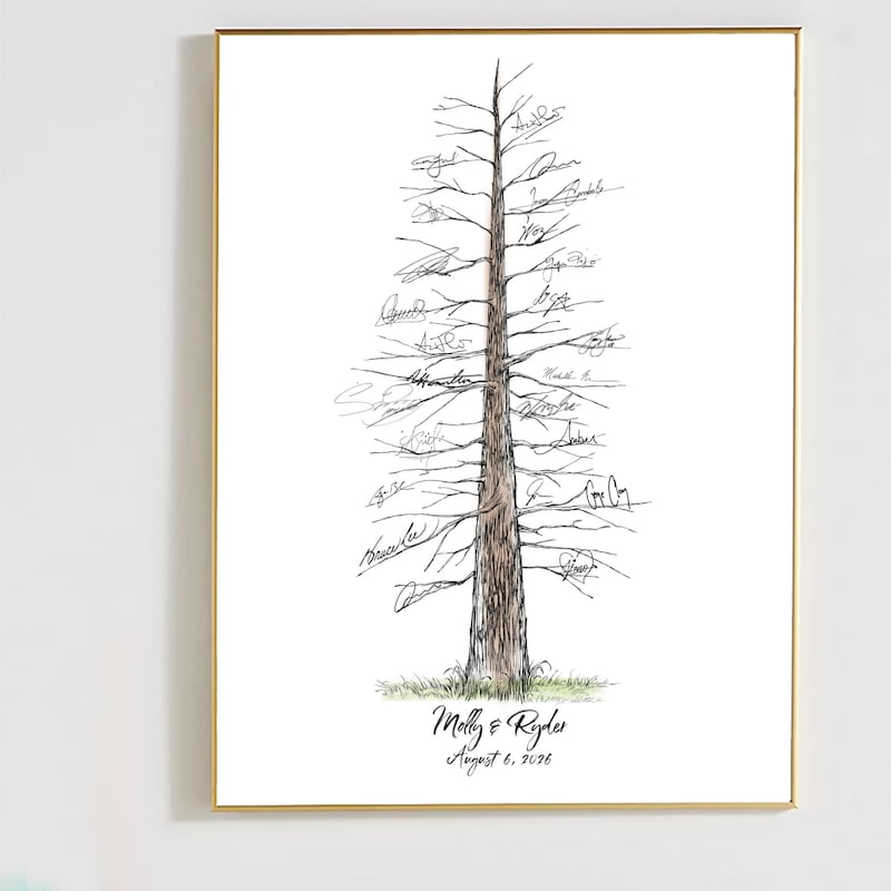 Guest Book Tree - Etsy