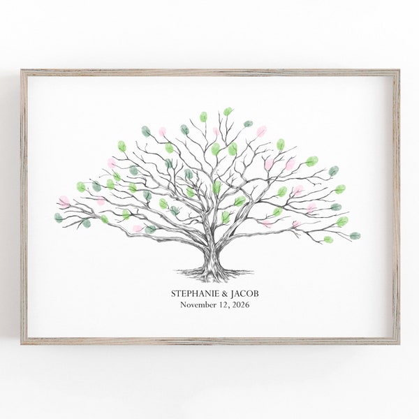 Tree Guest Book - Etsy