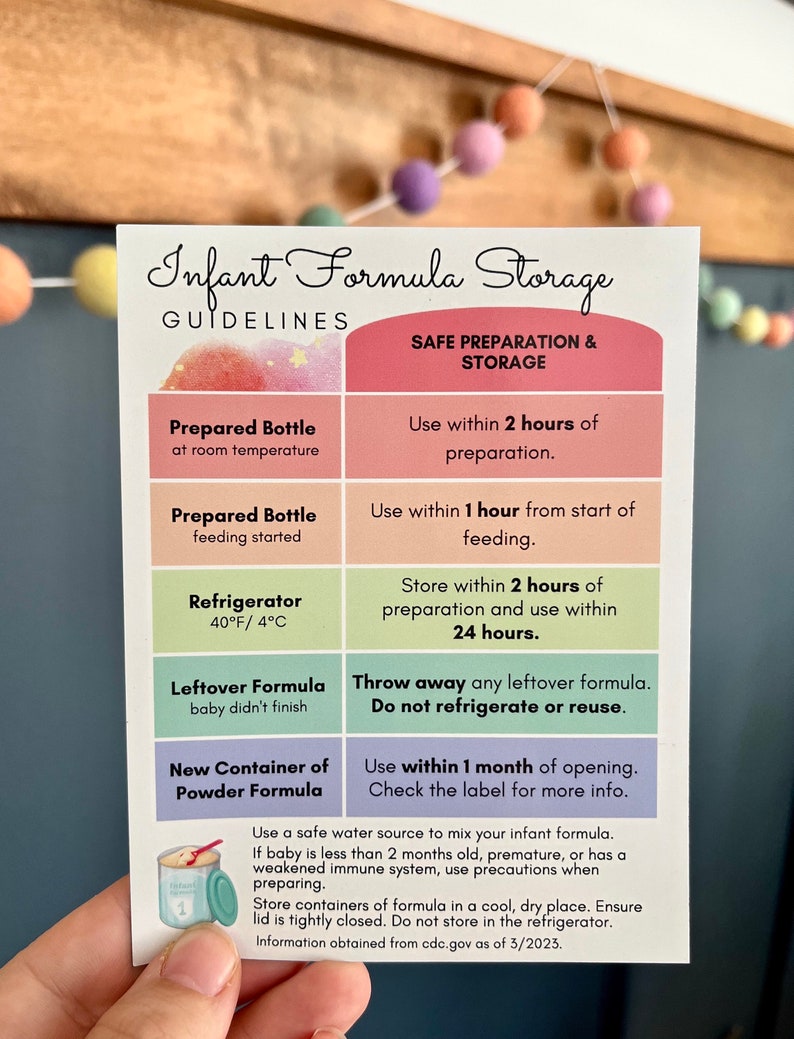 MAGNET: Safe Infant Formula Storage Magnet | New Parent Baby Formula ...