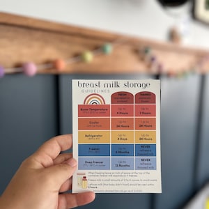 Magnet: Safe Breast Milk Storage Magnet Gift for New Mom Breastfeeding ...