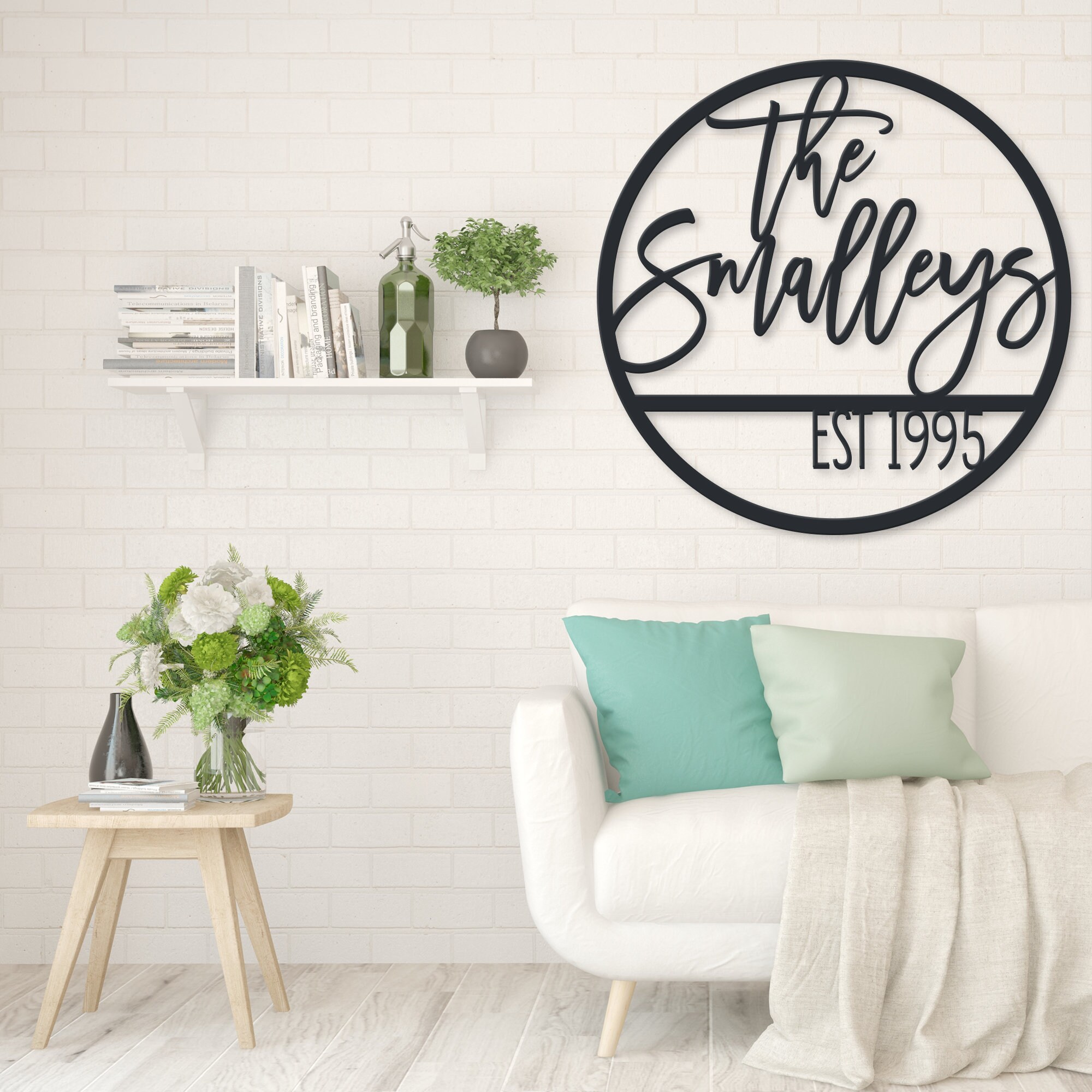 Custom Event Sign Round Wood Party Sign Hoop Anniversary | Etsy