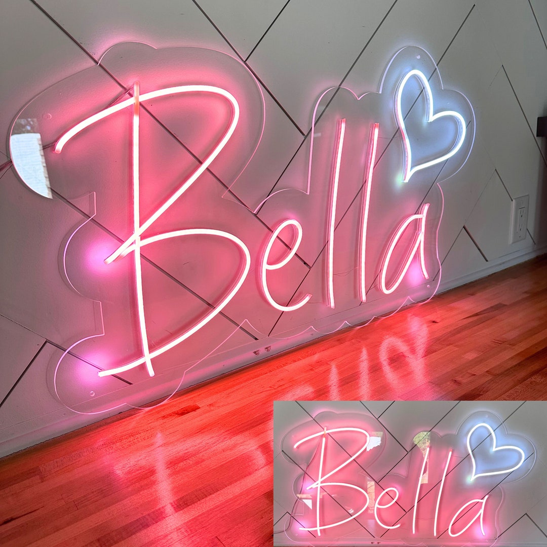 Neon Sign Family Neon Name Sign Neon Name Sign Custom - Etsy