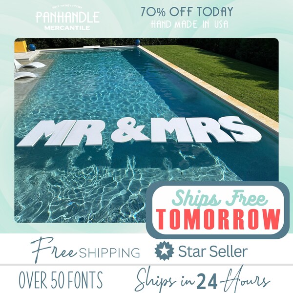 Floating Pool Letters - Etsy