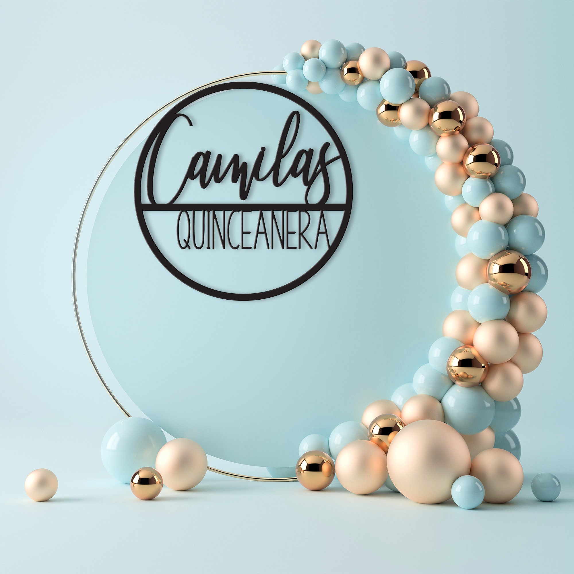 Custom Event Sign Round Wood Party Sign Hoop Anniversary | Etsy