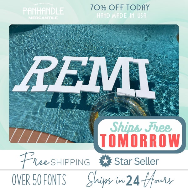 Floating Pool Letters - Etsy