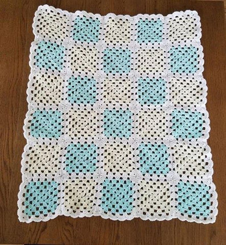 Granny Square Baby Blanket - Etsy