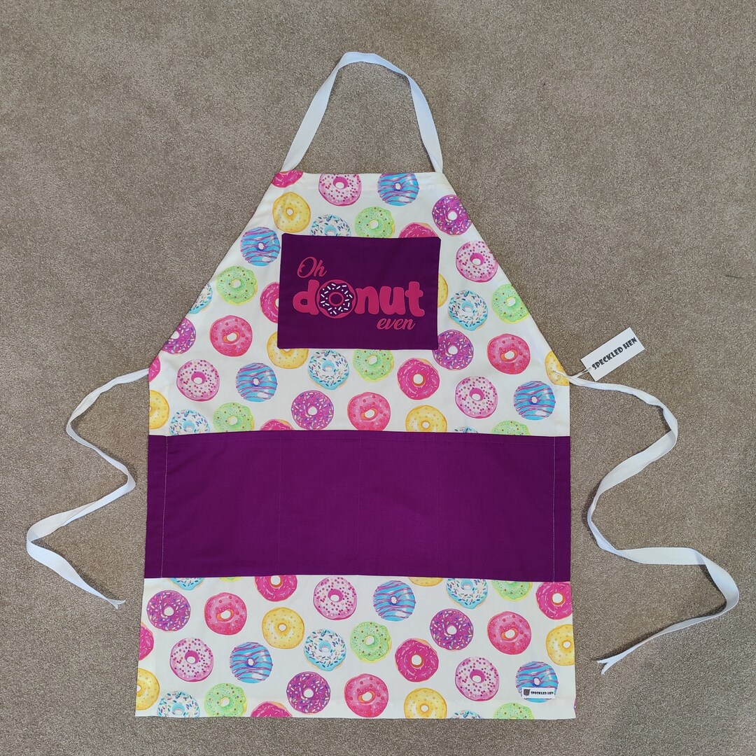 OH DONUT EVEN! Funny Adult Apron With Fully Adjustable Neck and Tie ...
