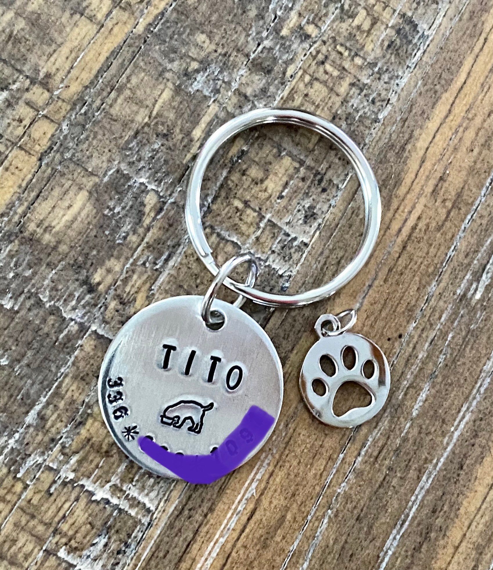 Puppy Dog ID Identification Collar Tag With Name Phone Number - Etsy