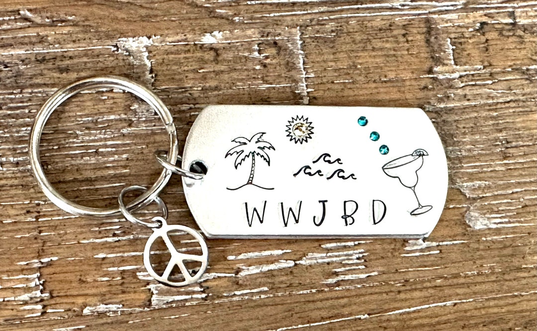 WWJBD? Margaritaville Jimmy Keychain - Etsy
