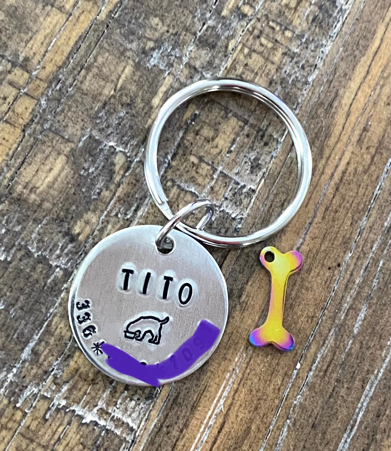 Puppy Dog ID Identification Collar Tag With Name Phone Number - Etsy