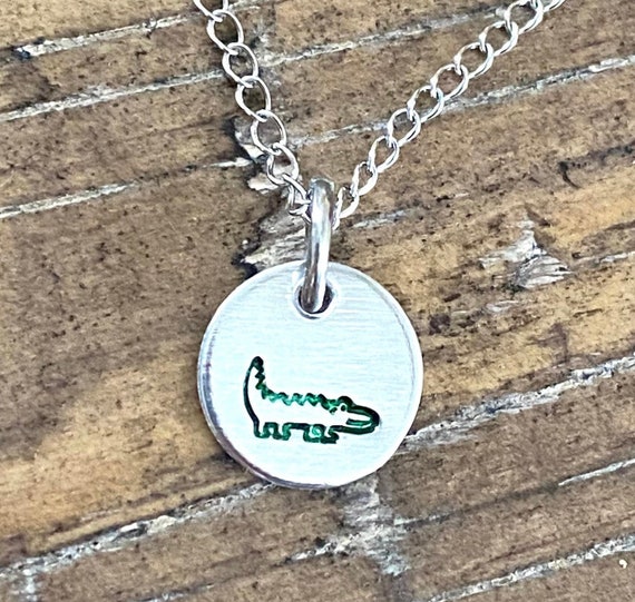 Alligator Gator Necklace Chomp Gymnastics Necklace Hand | Etsy