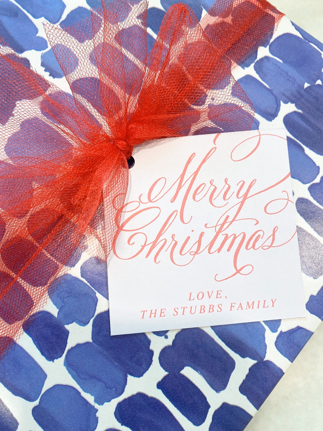 Merry Christmas Family Calling Cards | Holiday Enclosure Cards | Family ...