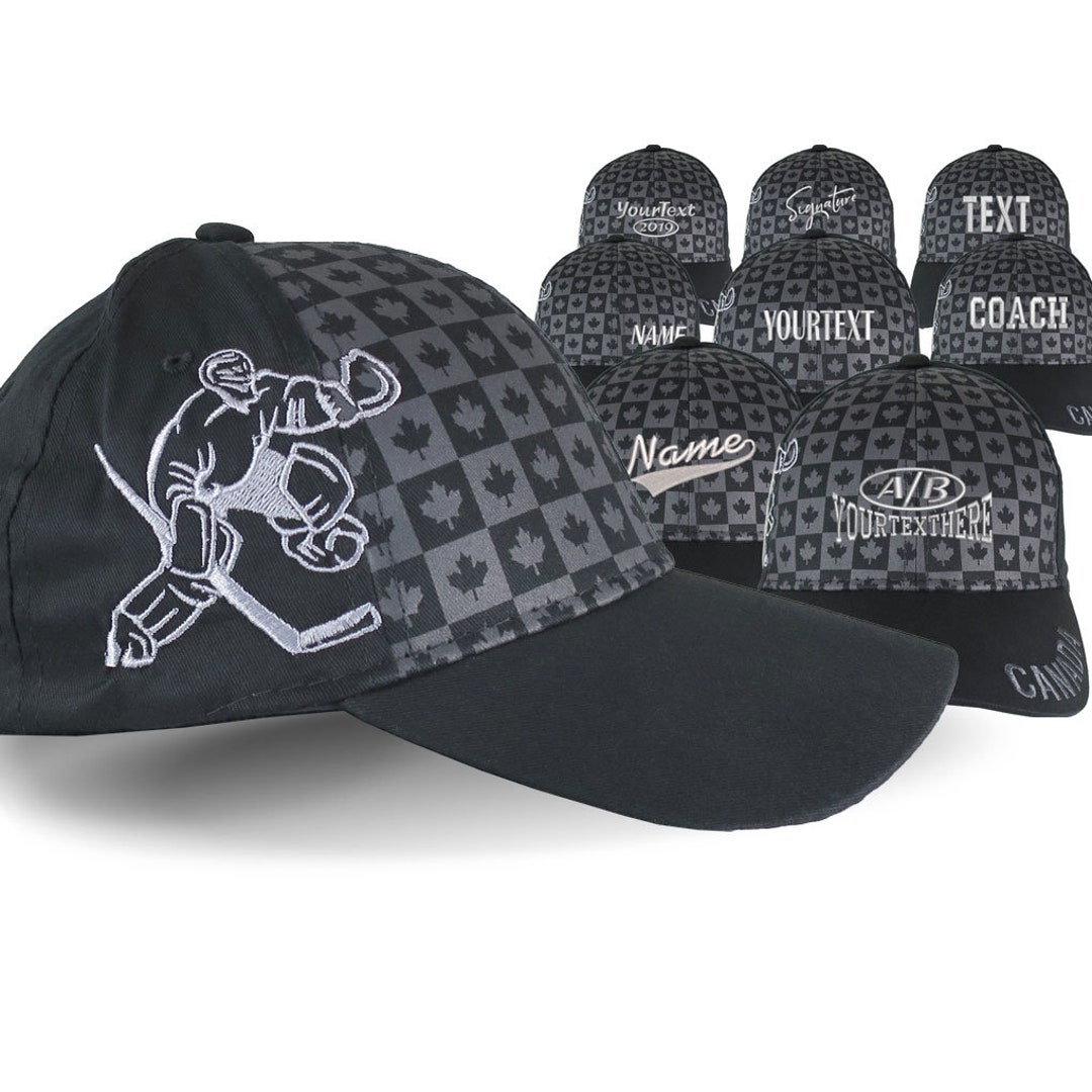 Custom Embroidery Options on an Adjustable Structured Classic Canadian ...