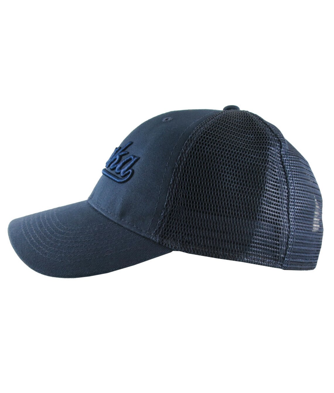 Alaska State 3D Puff Raised Navy Blue Embroidery Design on an - Etsy