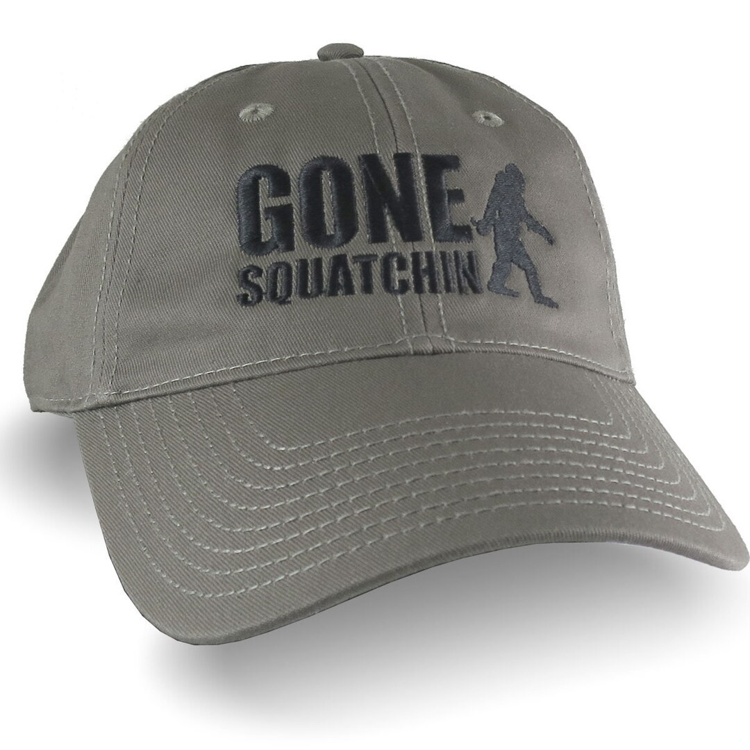 Gone Squatchin Humorous Sasquatch Bigfoot Silhouette Black - Etsy