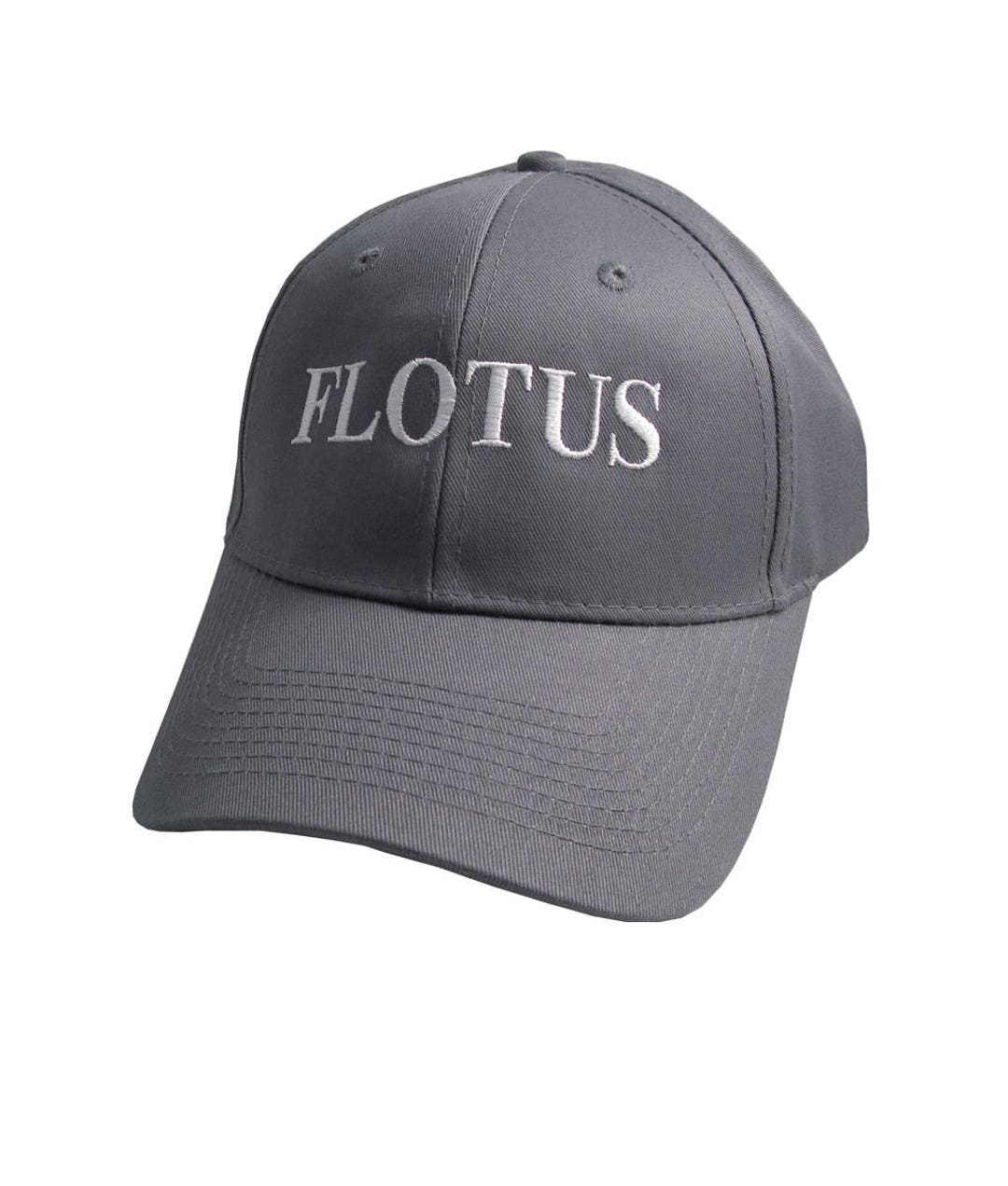 FLOTUS Embroidered Baseball Cap: Melania Trump Style, Charcoal Grey - Etsy