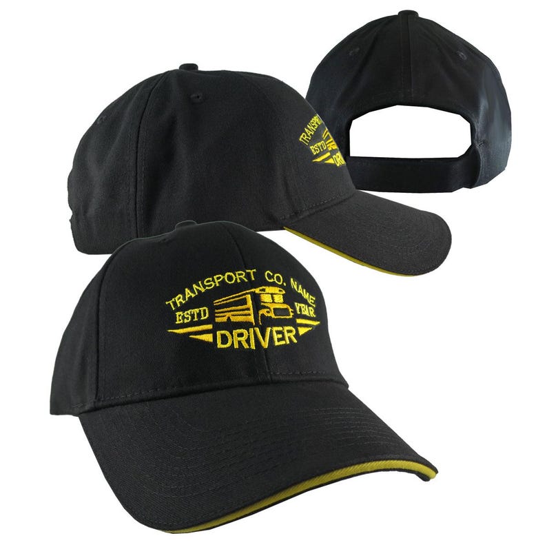 Personalized Bus Driver Yellow School Bus Driver Embroidery Design on ...