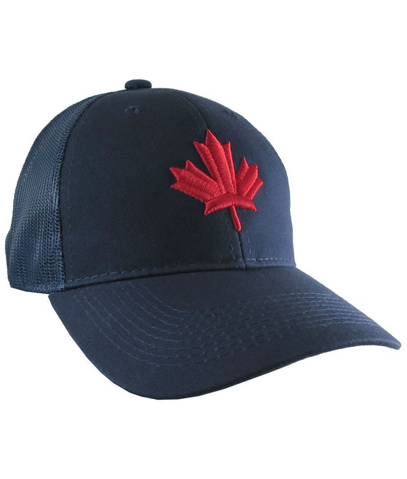 Red Canadian Maple Leaf 3D Puff Raised Embroidery on an | Etsy