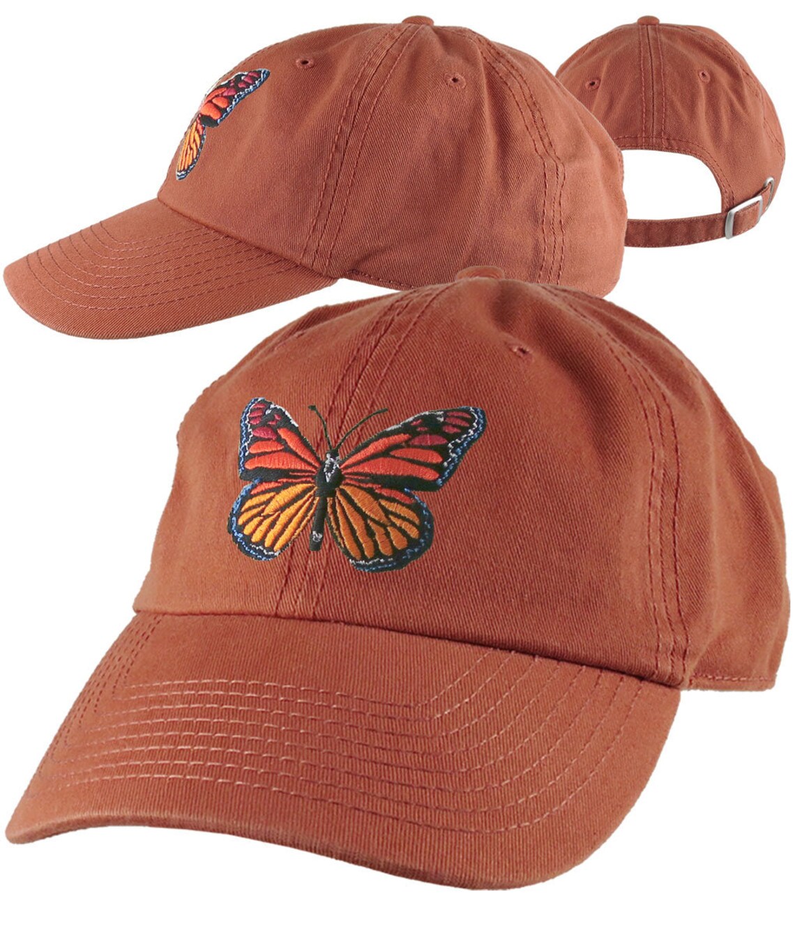 Custom Large Colorful Monarch Butterfly Embroidery on an - Etsy