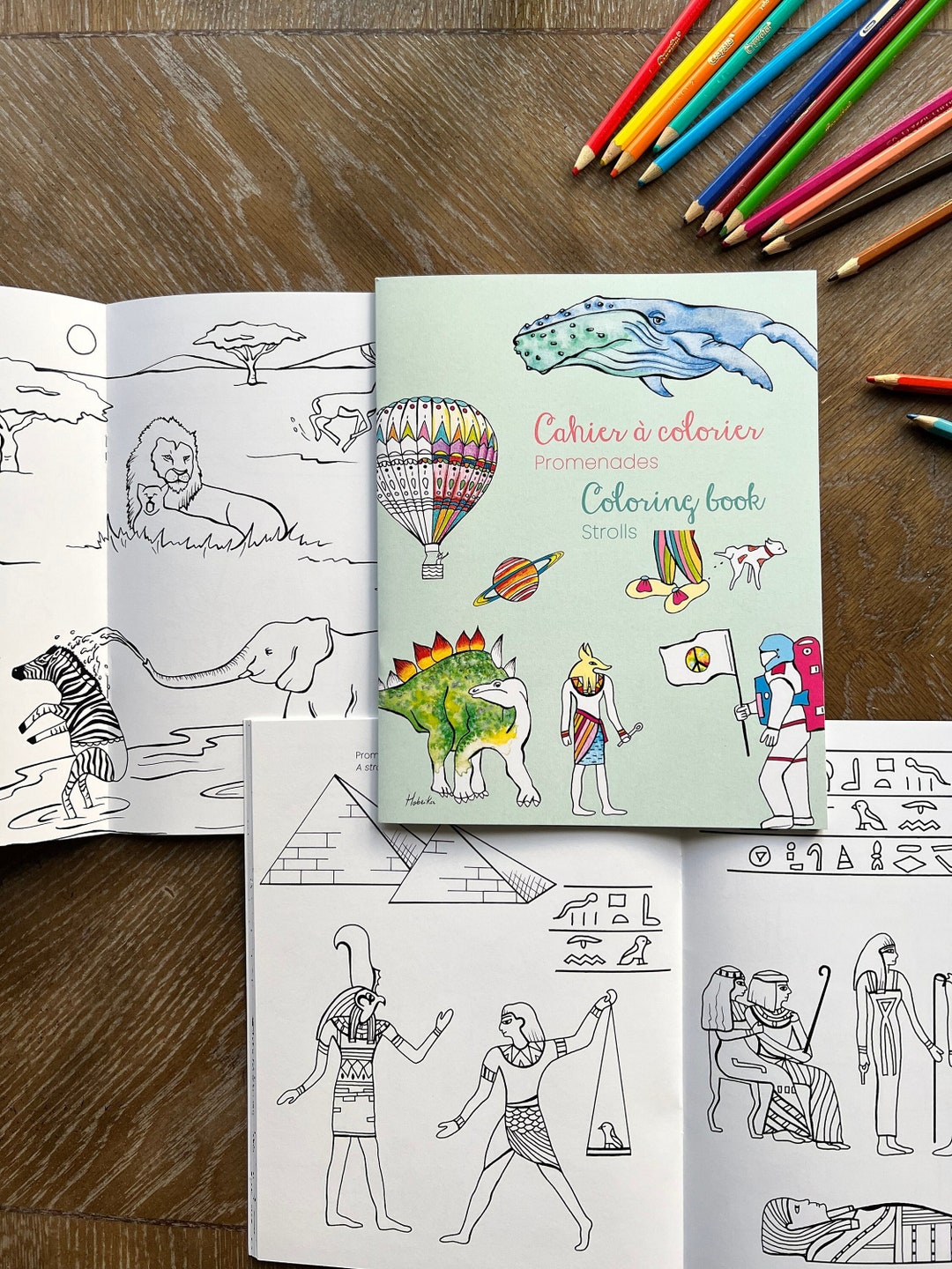 Children Coloring Book Made in Quebec Canada Animals - Etsy