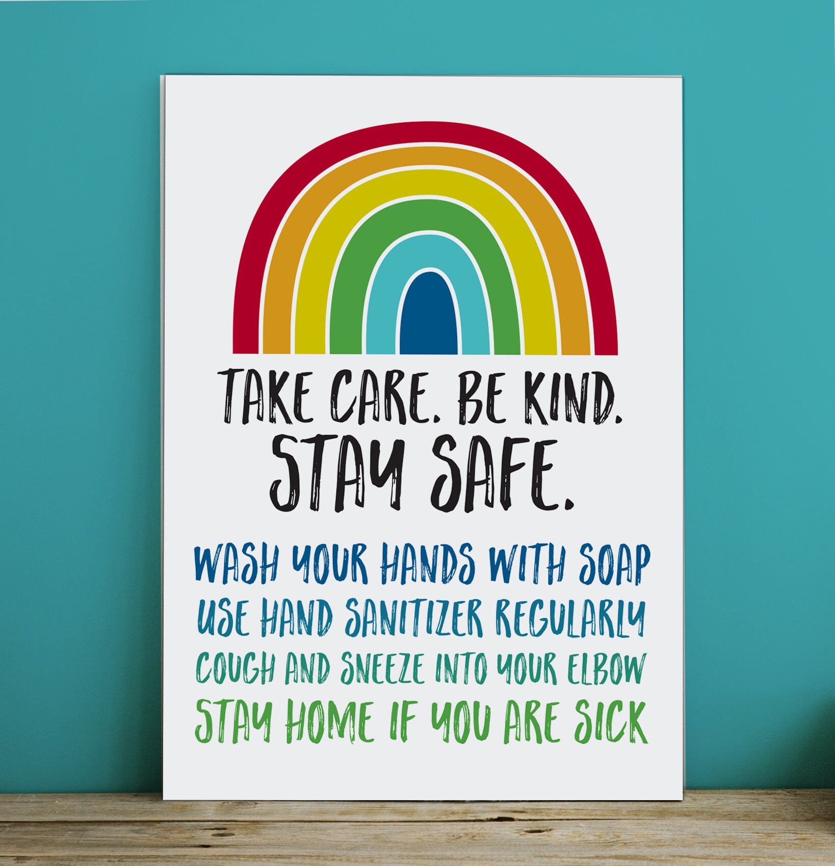 Classroom Care PRINTABLE Poster Instructional Wash Your - Etsy