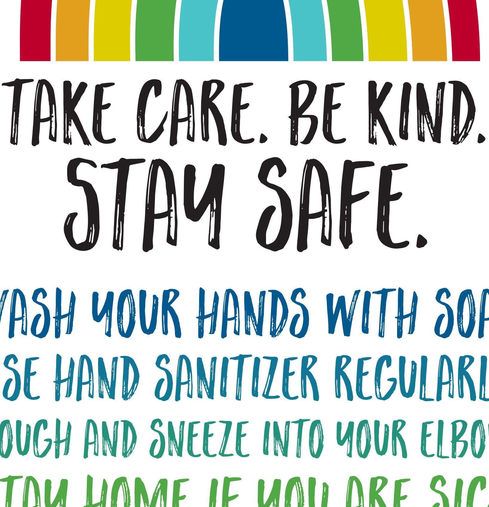 Classroom Care PRINTABLE Poster Instructional Wash Your - Etsy