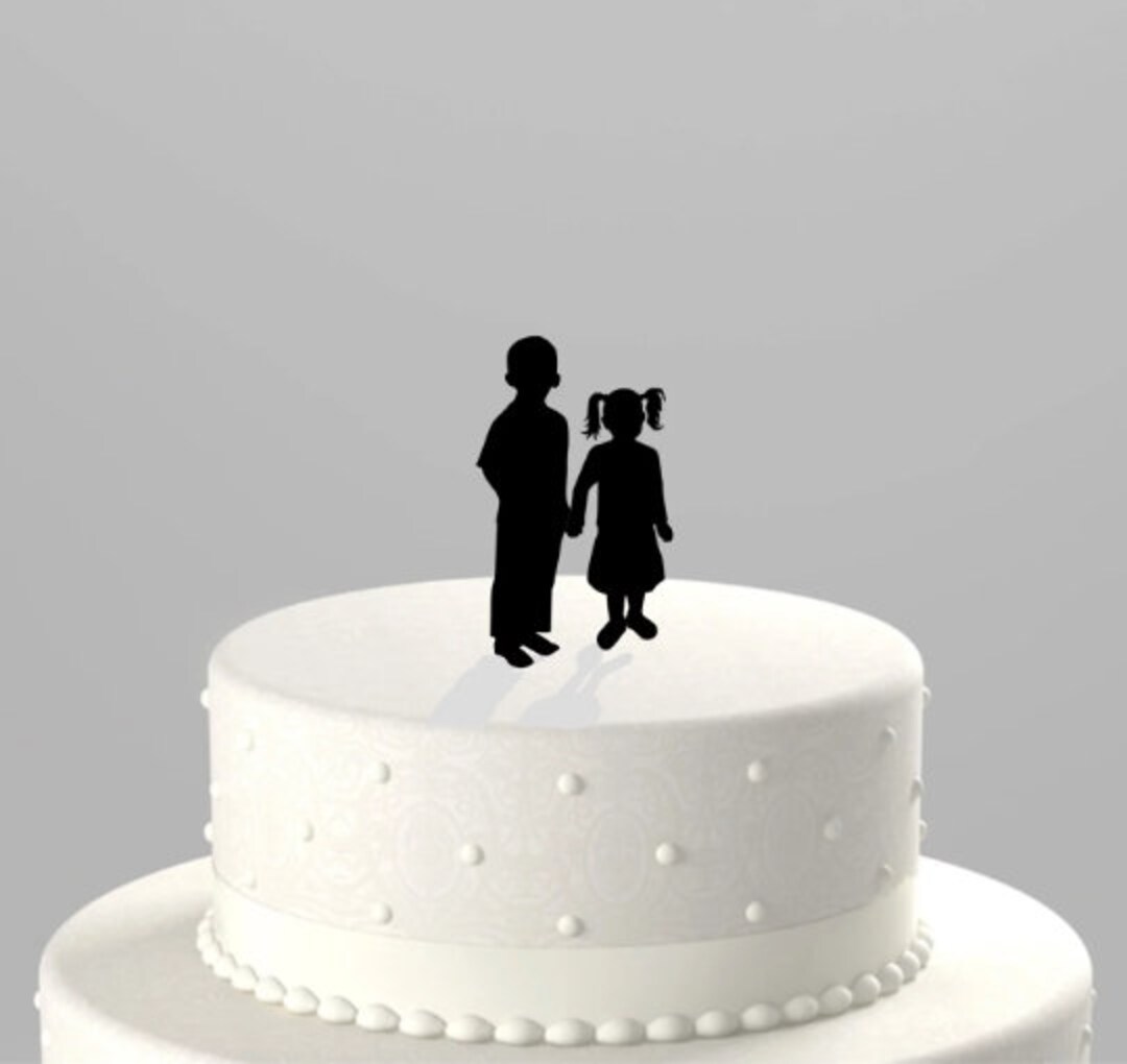 Child Cake Topper, Boy or Girl, Personalized Gender and Age, Acrylic ...