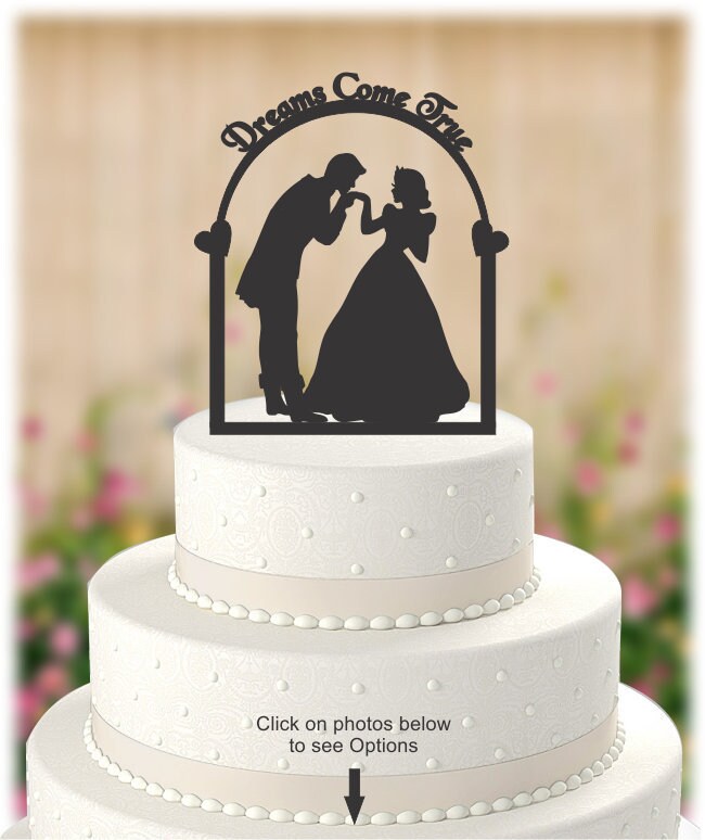 Fairy Tale Prince and Princess Wedding Cake Topper Dreams | Etsy