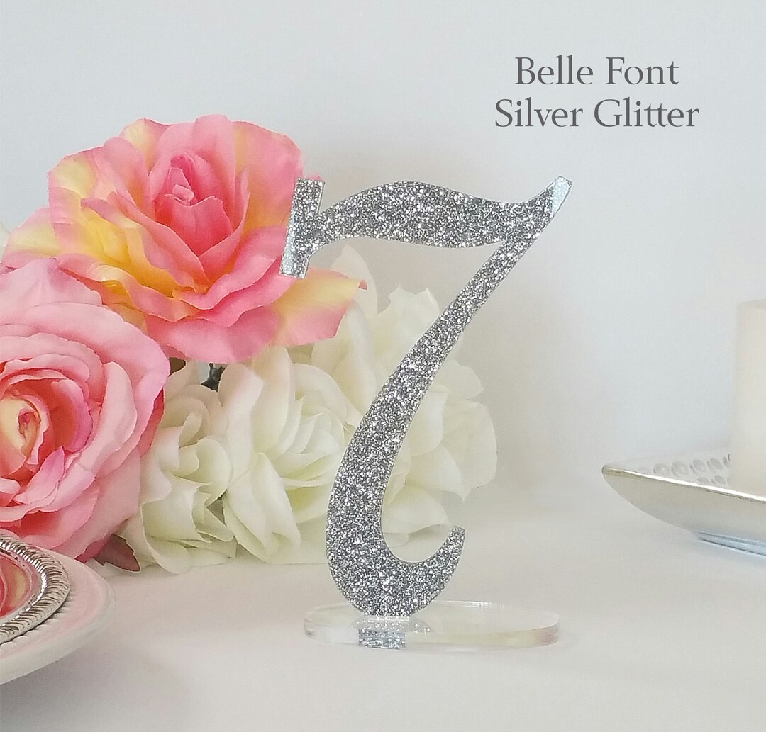 Acrylic Table Numbers for Weddings, Parties, Company Events ...