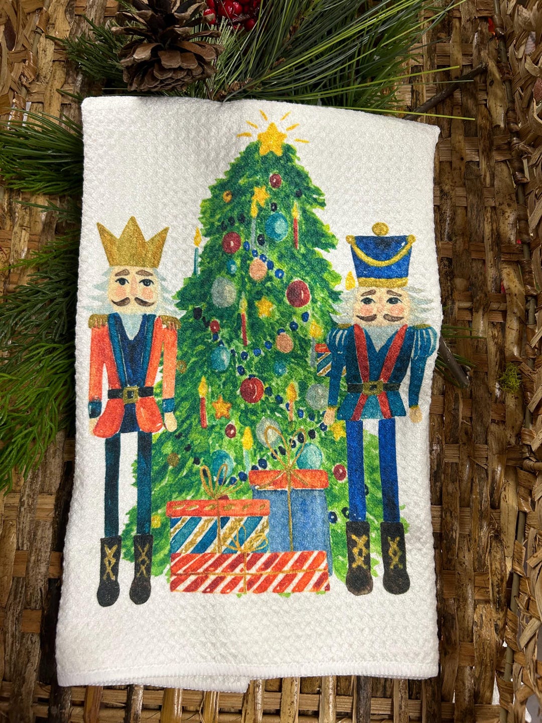Nutcracker Kitchen Towel - Etsy