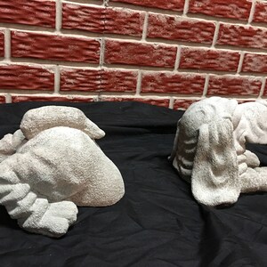 Dog Statue Digging Dog Statue Hound Dog Concrete Dog | Etsy