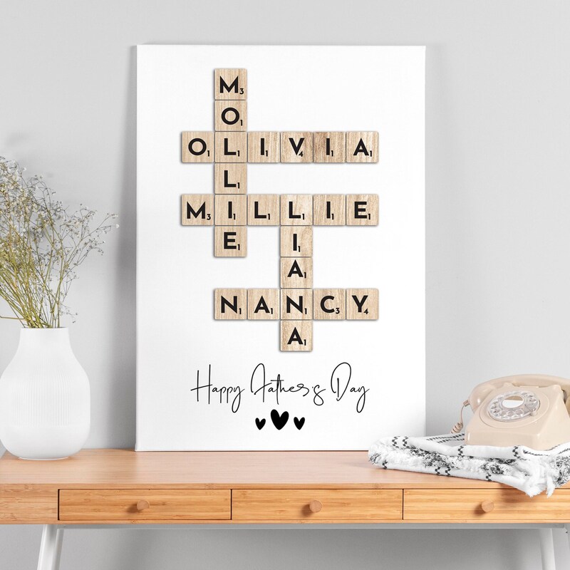 Scrabble Tile Family - Etsy