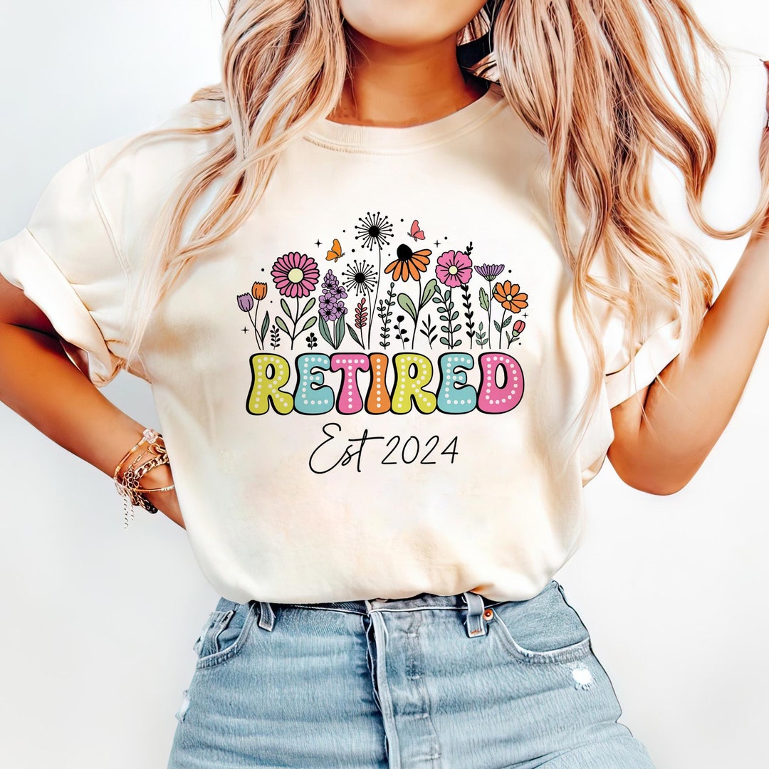 Personalized Retired Shirt, Retirement Shirt, Retirement Party Tee ...