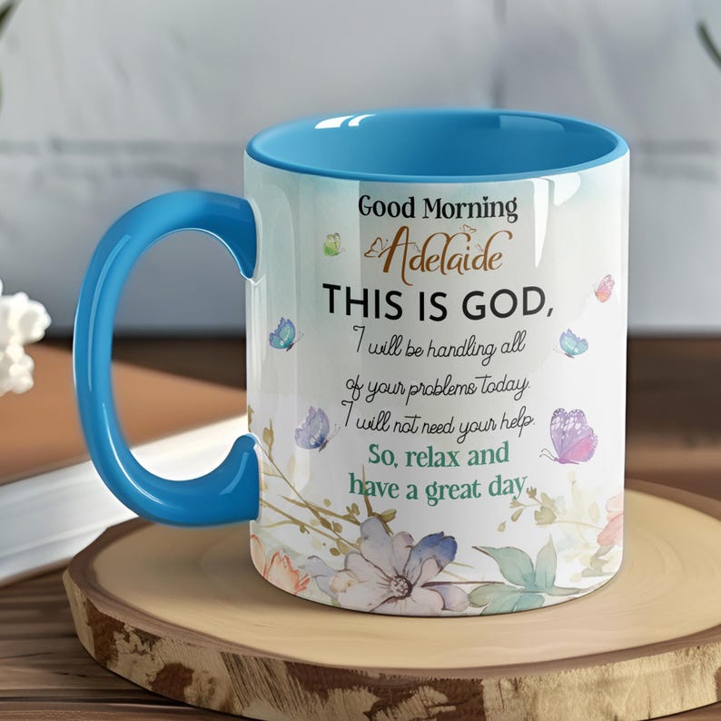 Personalized Christian Coffee Mug Bible Study Gift, Inspirational Mug ...