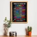 Personalized Classroom Teacher Poster, When You Enter This Classroom ...
