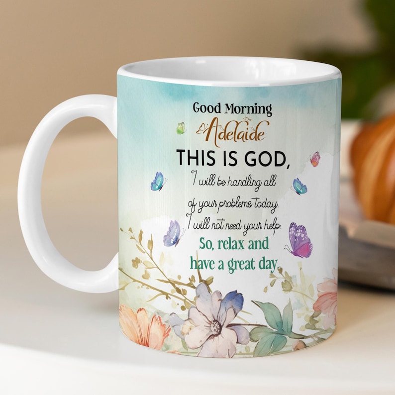 Personalized Christian Coffee Mug Bible Study Gift, Inspirational Mug ...
