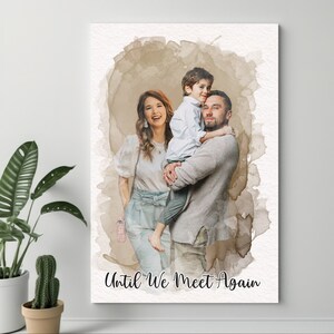 Personalized Family Drawing, Add Deceased Loved One to Picture Custom ...