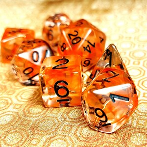 Dnd Dice Set / Rogue Dagger in Red / Tabletop RPG Polyhedral Dice, D&D ...