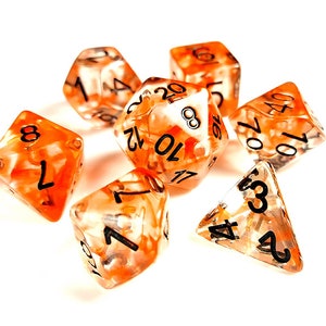Dnd Dice Set / Rogue Dagger in Red / Tabletop RPG Polyhedral Dice, D&D ...