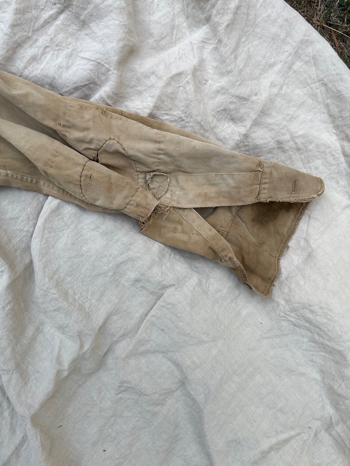 Thrashed Military Shirt / Movie Prop Shirt - Etsy