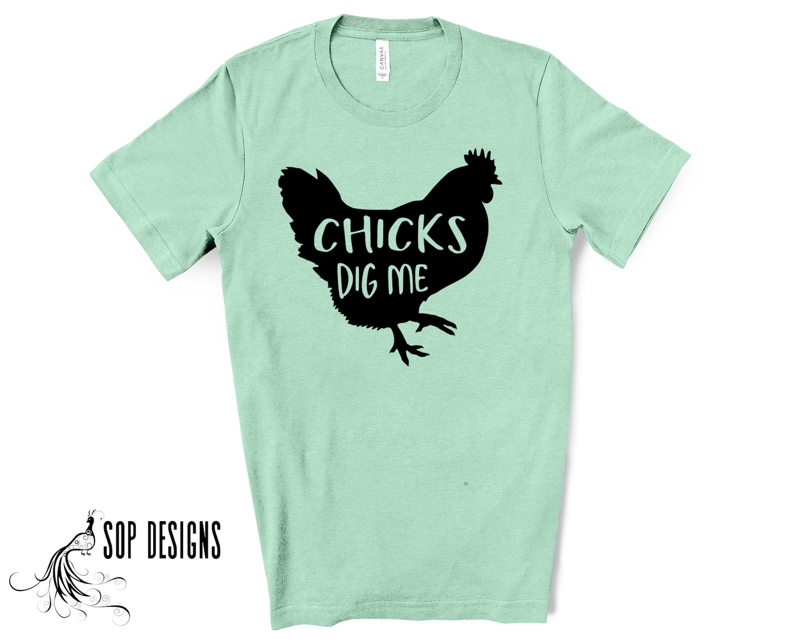 Chicks Dig Me T-shirt, Funny Chicken Shirt, Farm Shirt, Urban Farmer ...