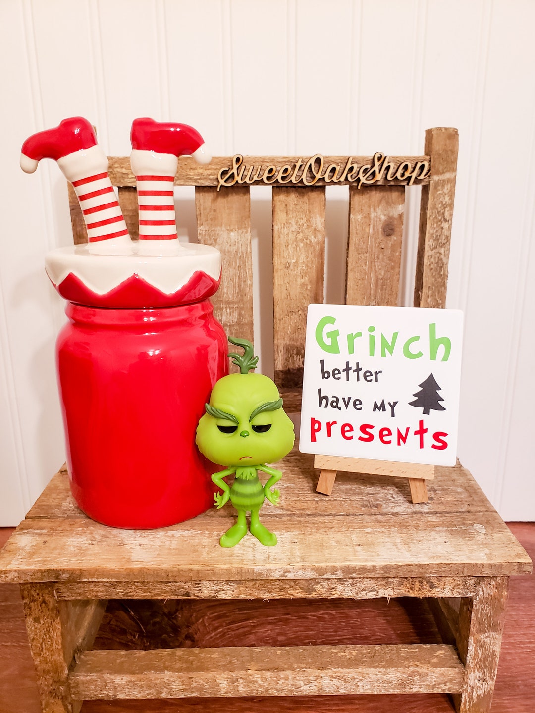 Grinch Better Have My Presents Tile Sign - Etsy
