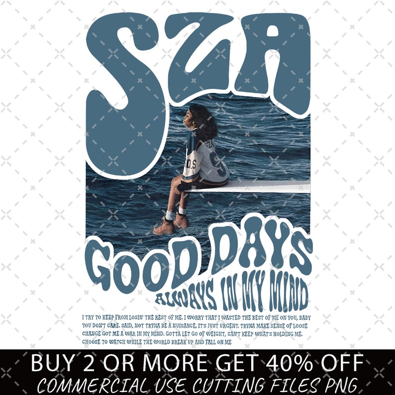 Vintage SZA Png, Sza Merch Png, SOS Tour 2023, Kill Bill, Sza - Good ...