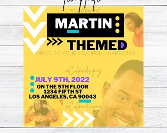 Martin Birthday Invitation - Etsy