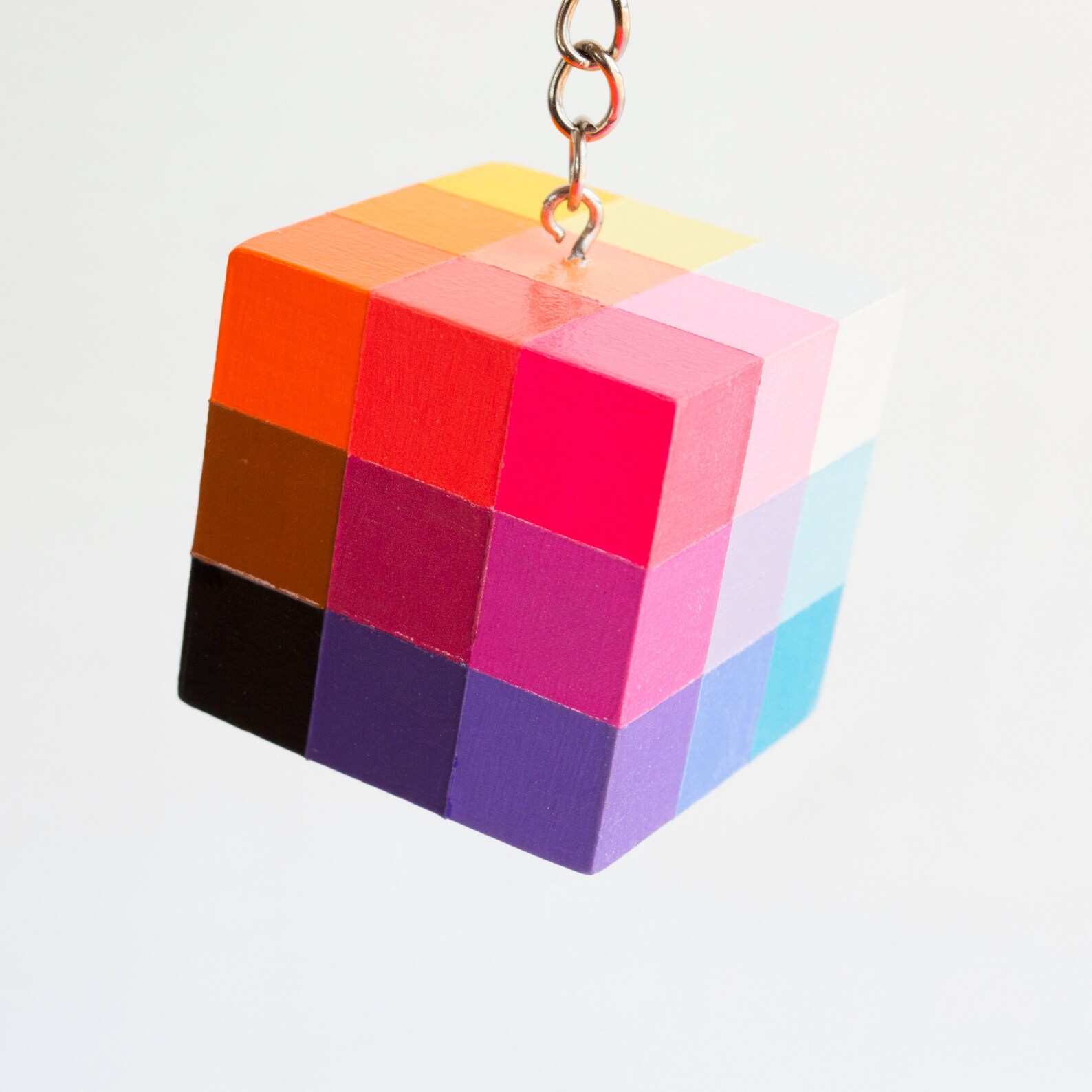 Mini Color Cube 3d Rainbow Color Theory Sculpture Painting - Etsy