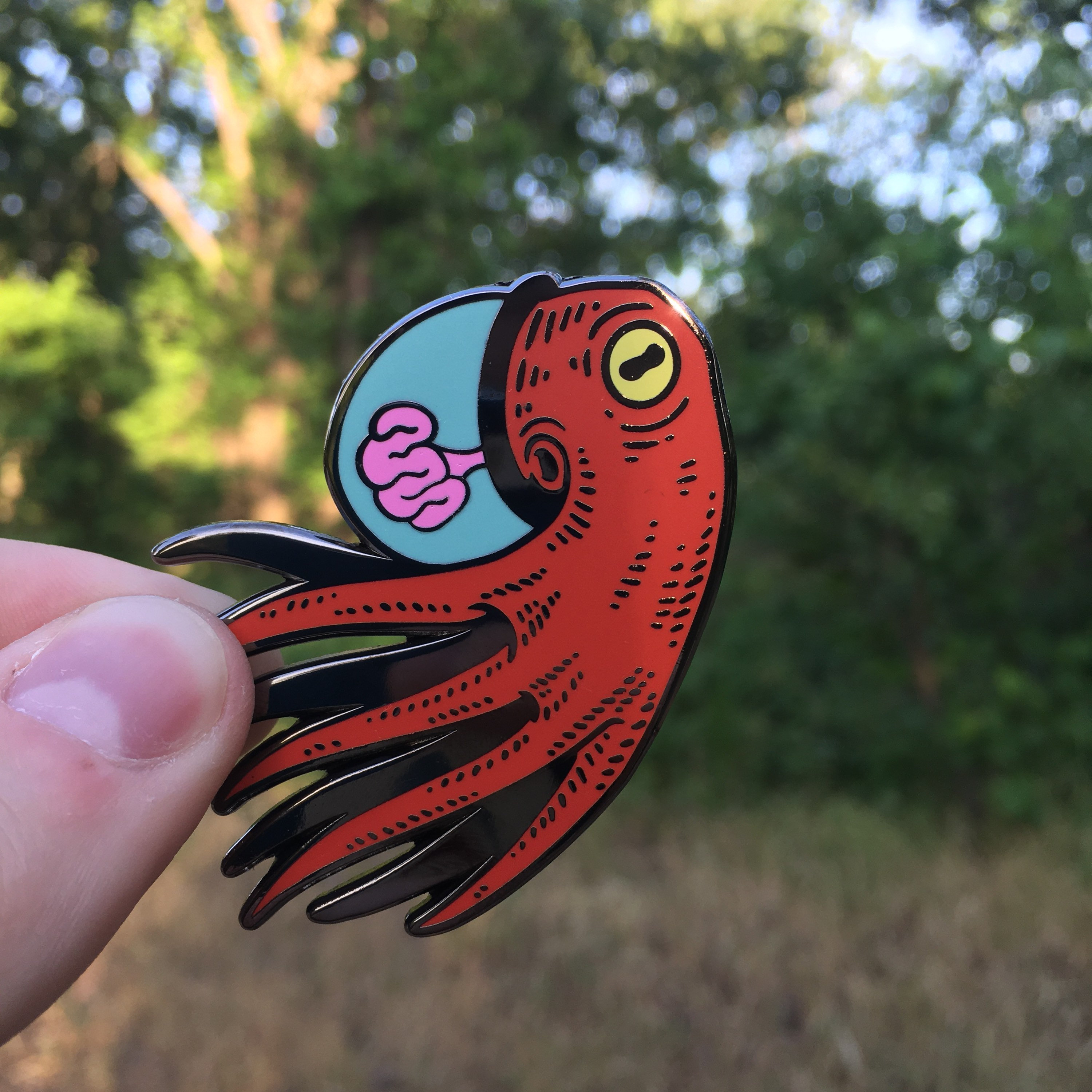 Brain Boy Hard Enamel Pin | Etsy