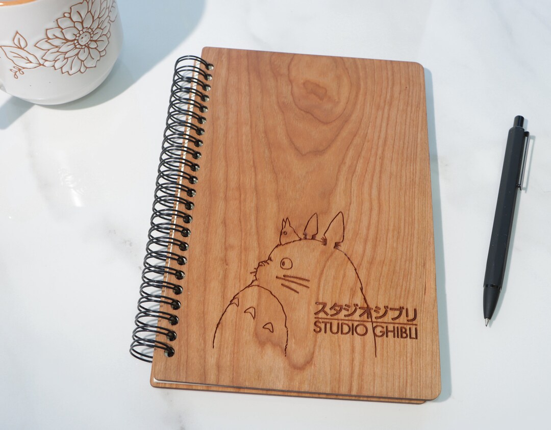 Wooden Note Book Studio Ghibli My Neighbor Totoro - Etsy